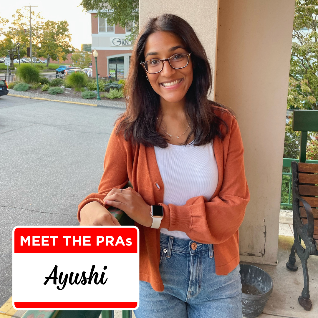 Meet the PRAs - Ayushi Patel | Office of Undergraduate Research