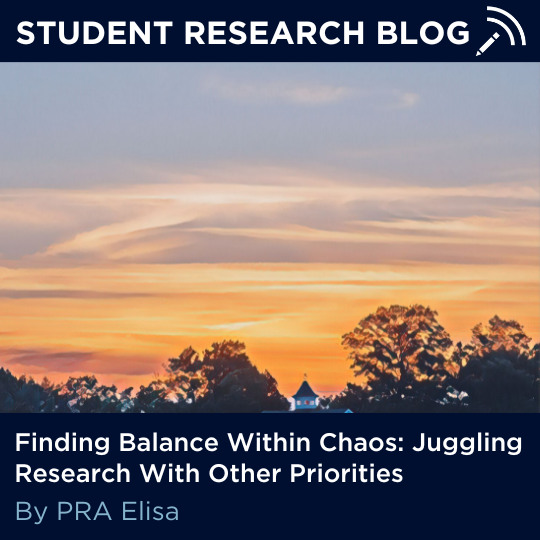 Finding Balance Within Chaos: Juggling Research With Other Priorities ...